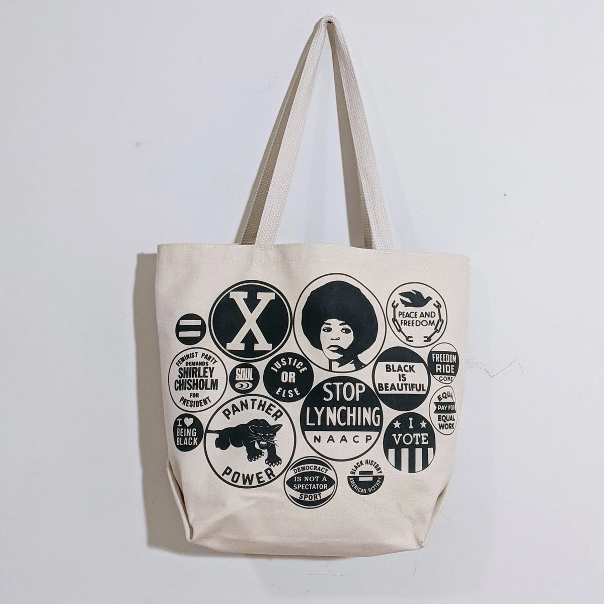 Tote Bag - Power Button (Natural) – FIA Museum Shop