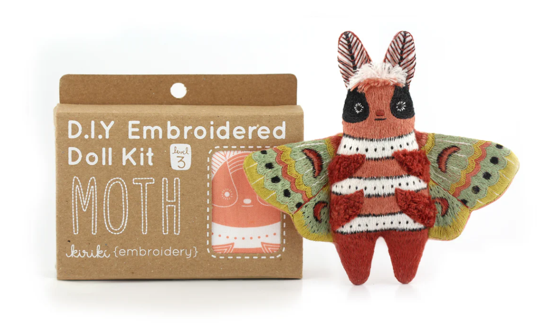Moth - Embroidery Kit – FIA Museum Shop