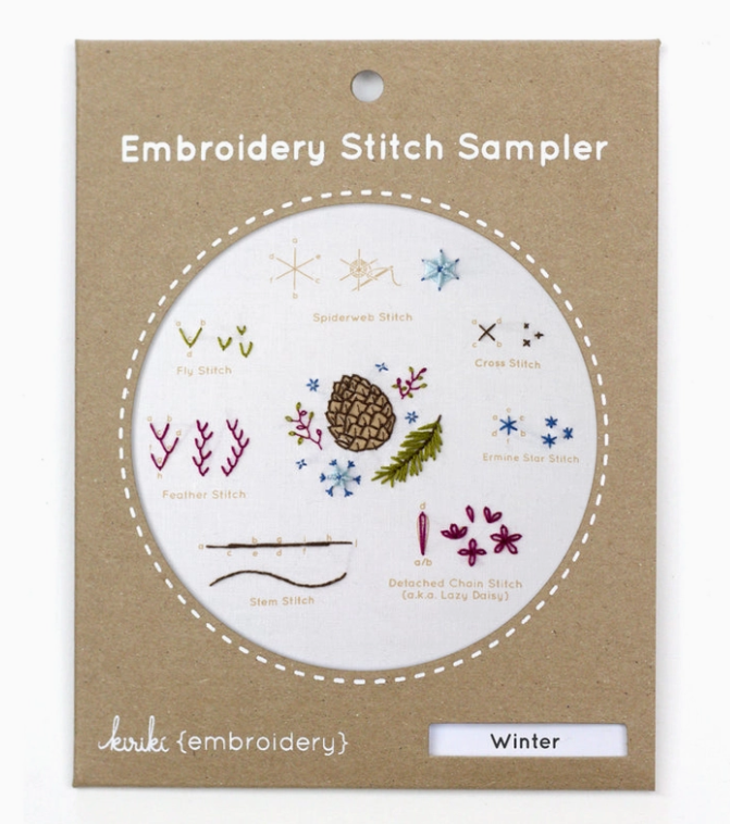 Winter - Embroidery Stitch Sampler – FIA Museum Shop